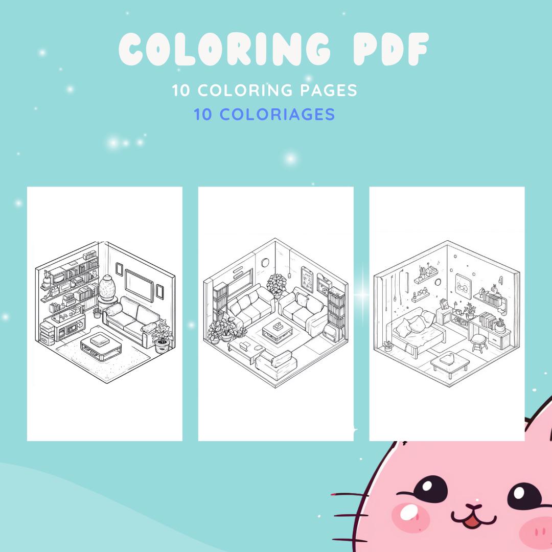 COZY Coloring Corner: Relaxing Coloring, Pyramid Coloring, Cozy ...