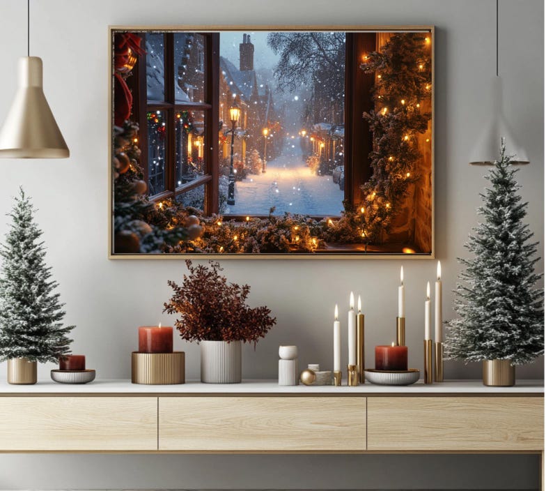 Christmas Samsung Frame TV Art : 4k Samsung Frame Tv Art, Ambient Mode ...