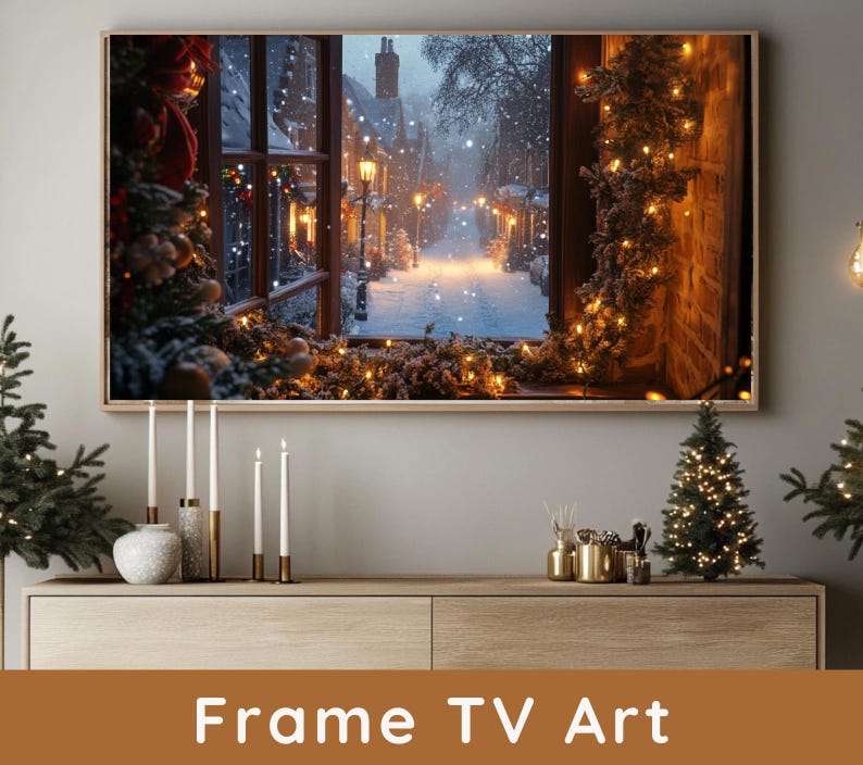Christmas Samsung Frame TV Art : 4k Samsung Frame Tv Art, Ambient Mode ...