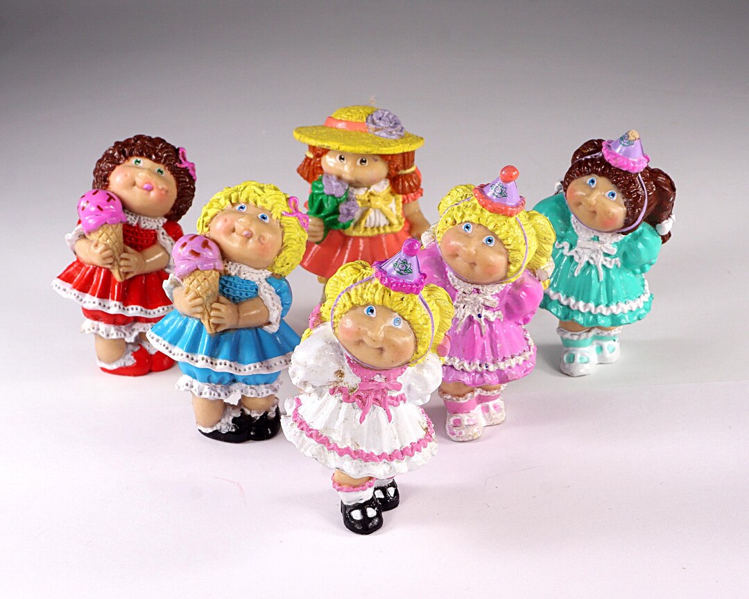 CPK Cabbage Patch Kids PVC Figures, Small Collector Dolls, Party Ice ...