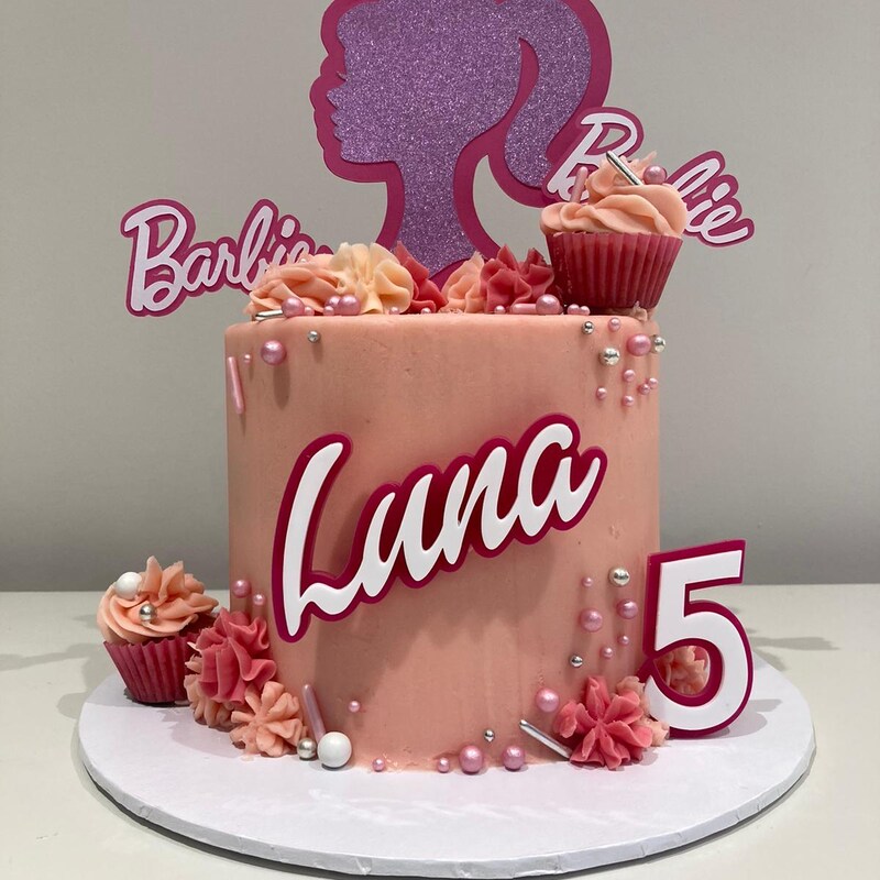 Barbie Cake Toppers - Etsy