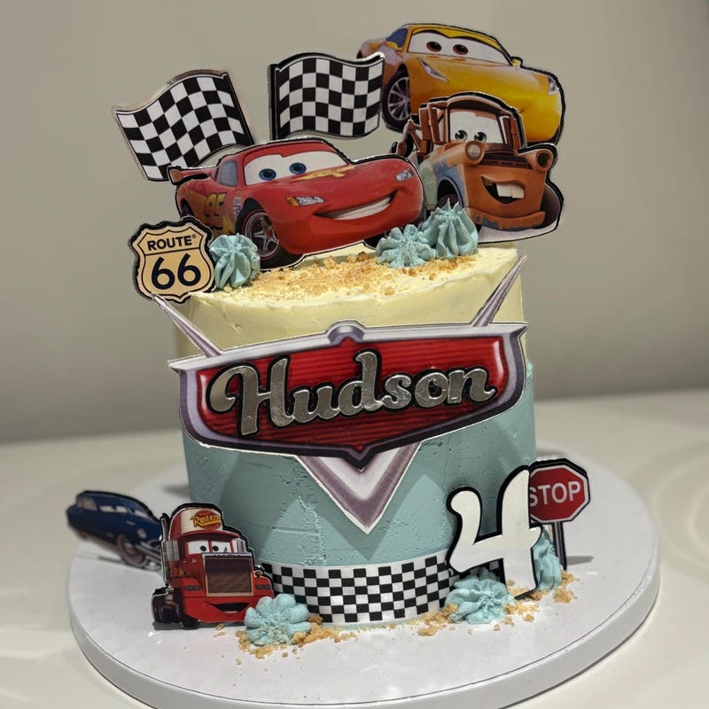 Disneys Cars Cake Topper - Etsy