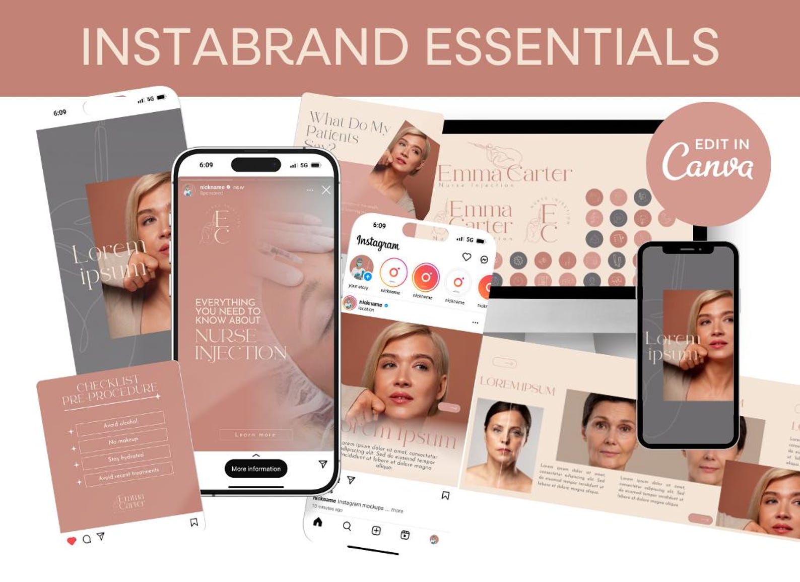 Stand Out on Social Media With Professional Marketing Tools for Nurse ...