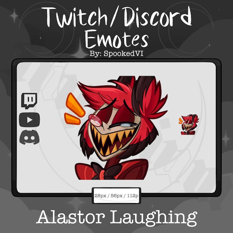 Animated Emote Hazbin - Etsy