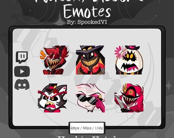 Niffty Animated Twitch Emote | Hazbin Hotel Emote | Discord Emote ...