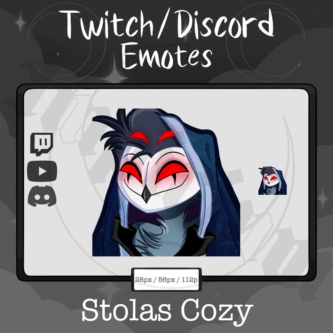 Stolas Cozy Helluva Boss Emote - Etsy