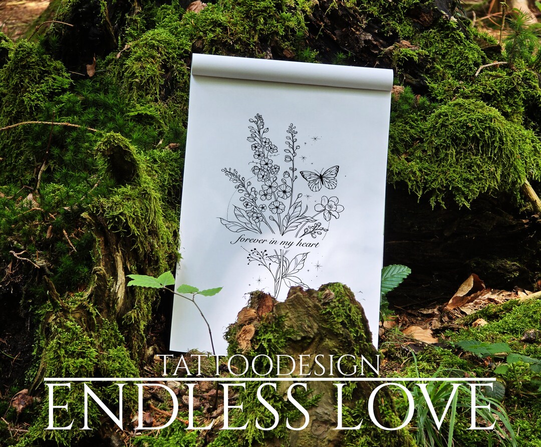 Endless Love tattoo Template Tattoo Design Vector Graphics Graphics ...
