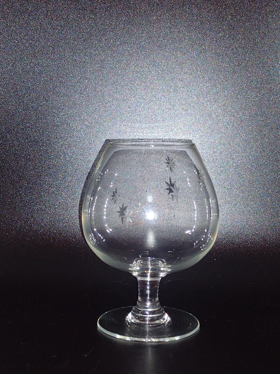 C. G. Quartz Crystal Stardust Brandy Snifter, Set of 6 - Etsy