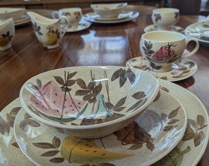 Hand-painted Redwing Tampico Dinnerware Set for 6 - Etsy