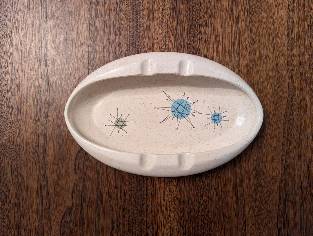 Fransiscan Atomic Starburst Ashtray - Etsy