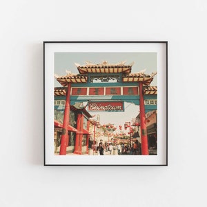 LA Chinatown Photo, Los Angeles Print, Asian Wall Art, Living Room ...