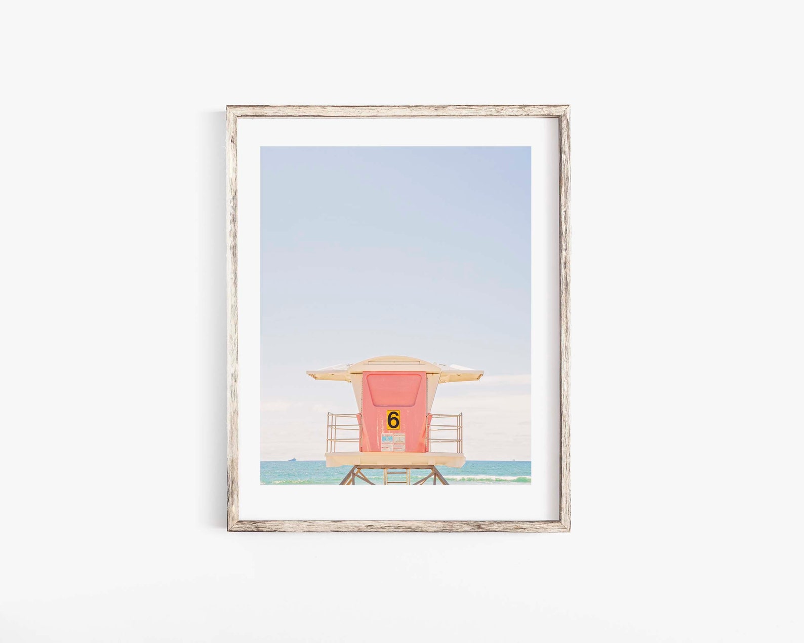Pink Nursery Decor Beach Print Lifeguard Tower Photo Baby - Etsy