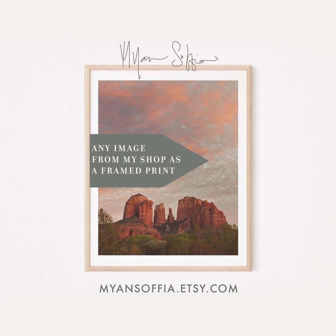 Framed Fine Art Print, Your Choice Wall Art, Photography, Custom Framed ...