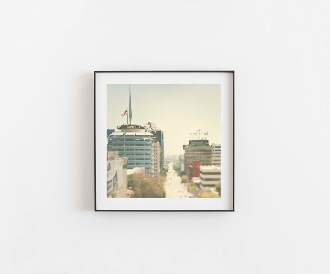 Capitol Records Photo Hollywood Print Los Angeles Photo | Etsy