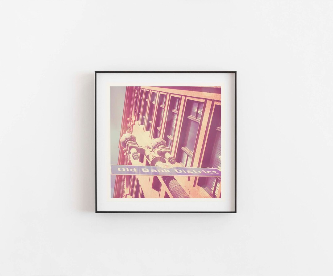 Downtown Los Angeles Photography DTLA Print Pink Baby Room - Etsy
