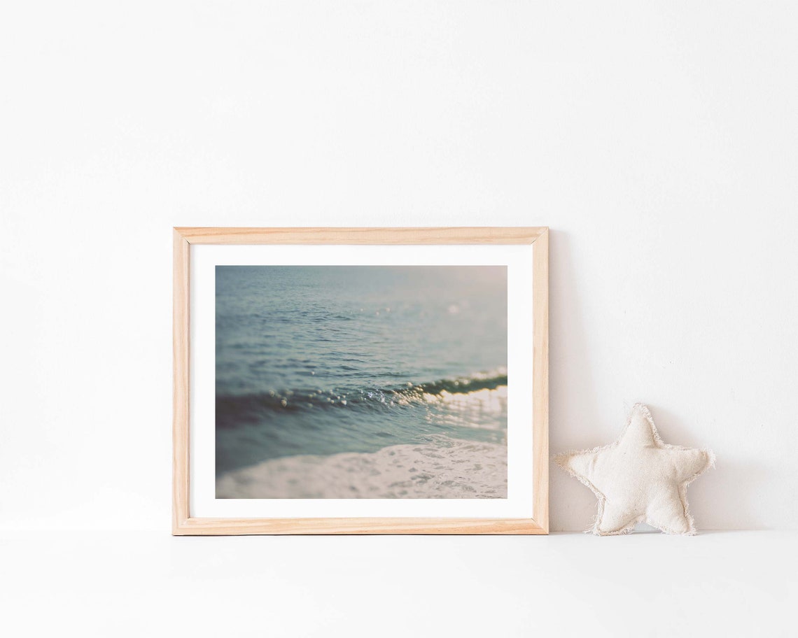 Seaside Decor Large Beach Print Ocean Wave Photograph - Etsy