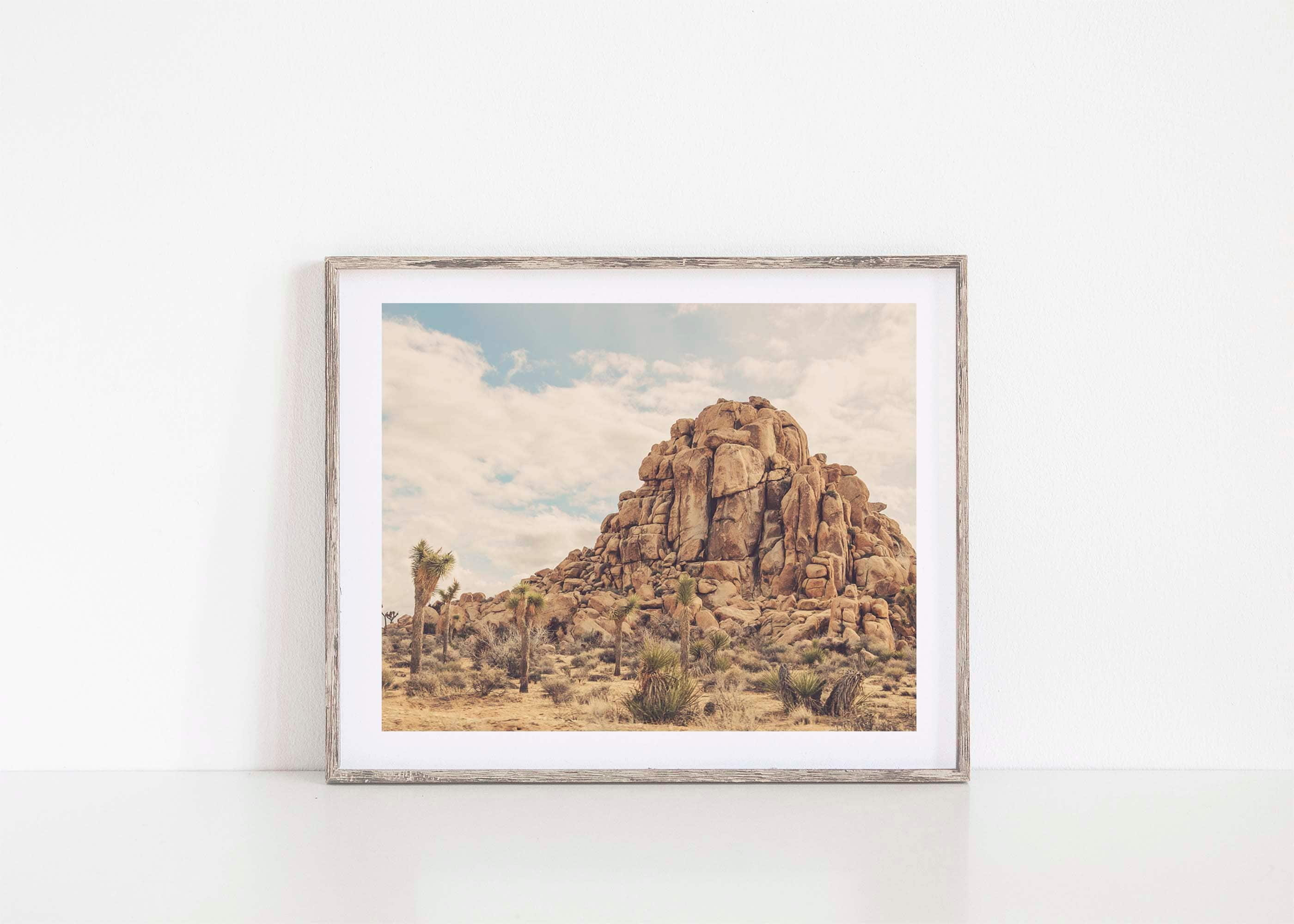 Joshua Tree Rocks Print Southwest Wall Art Desert | Etsy