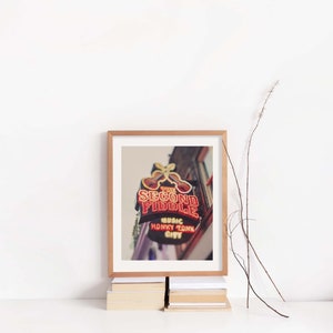 Nashville Print, Second Fiddle Photograph, Honky Tonk Wall Art, Music ...