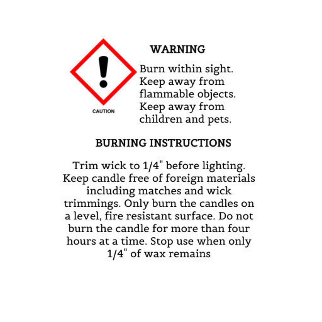 CLP Safety Labels and Fragrance Ingredients for Reed Diffusers - Etsy