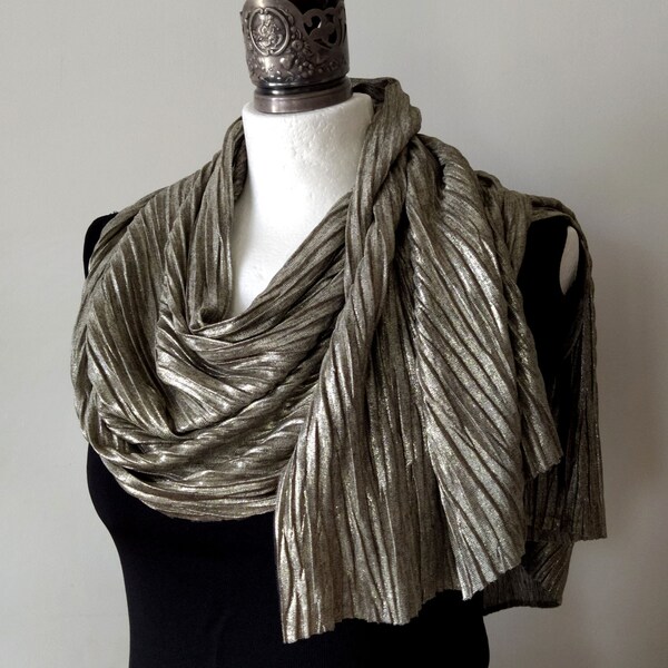 Metallic Scarf - Etsy