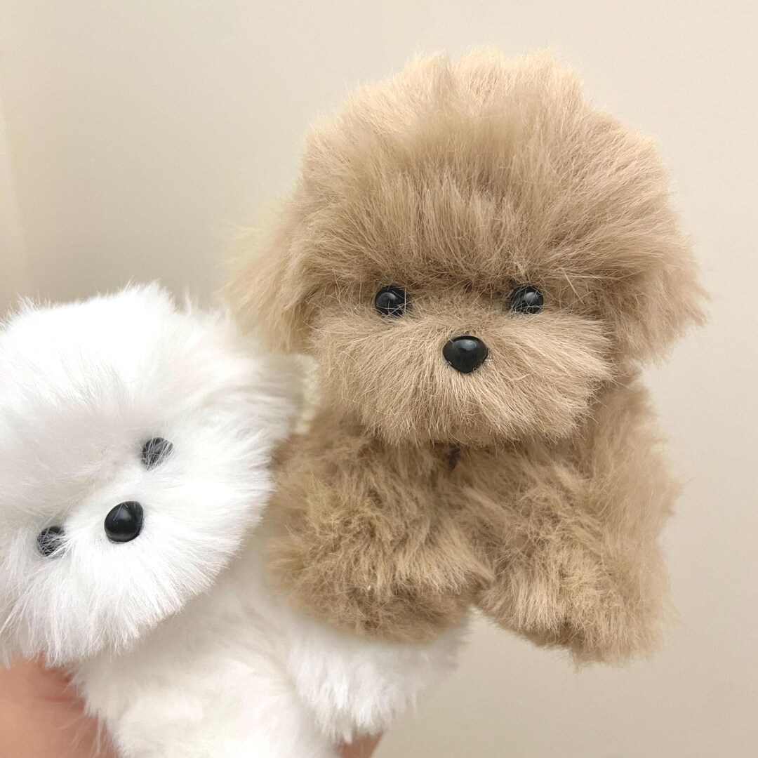 Scruffy Fuzzy Pup | Handmade Puppy Miniature, Gift for Pet Lovers - Etsy