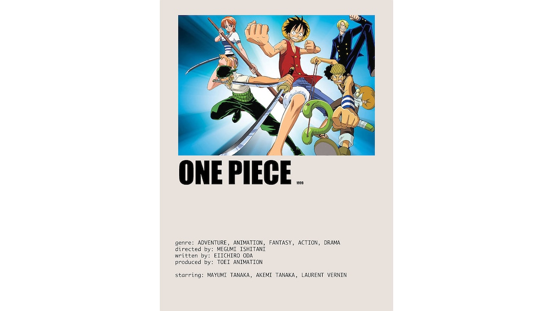 One Piece Poster - Etsy