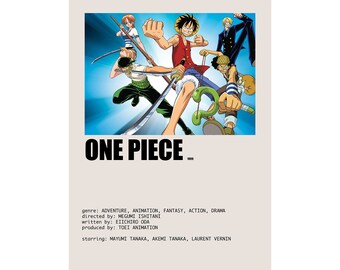 One Piece Poster, Anime Poster, One Piece Print, Manga Poster - Etsy