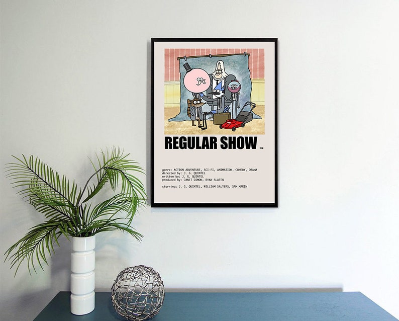 Regular Show Poster - Etsy UK