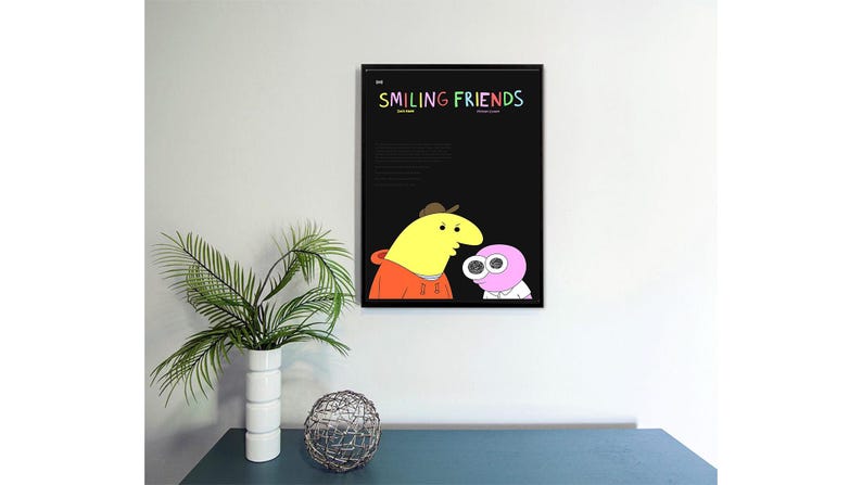 Smiling Friends Poster - Etsy