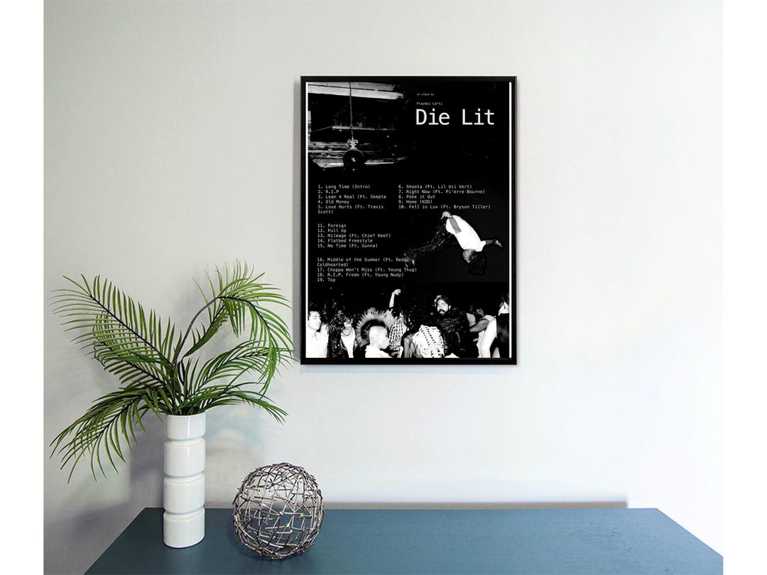 Die Lit Poster - Playboi Carti - Etsy