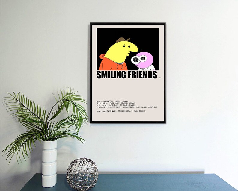 Smiling Friends Poster - Etsy