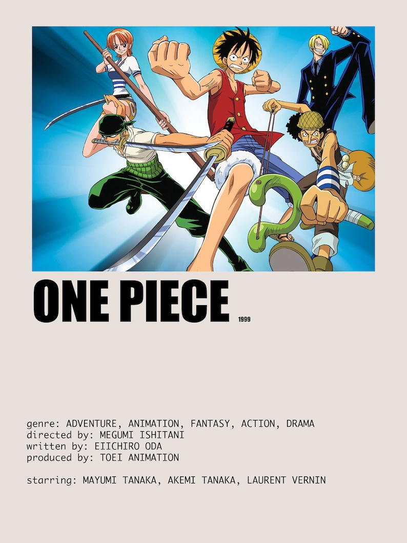 One Piece Poster - Etsy