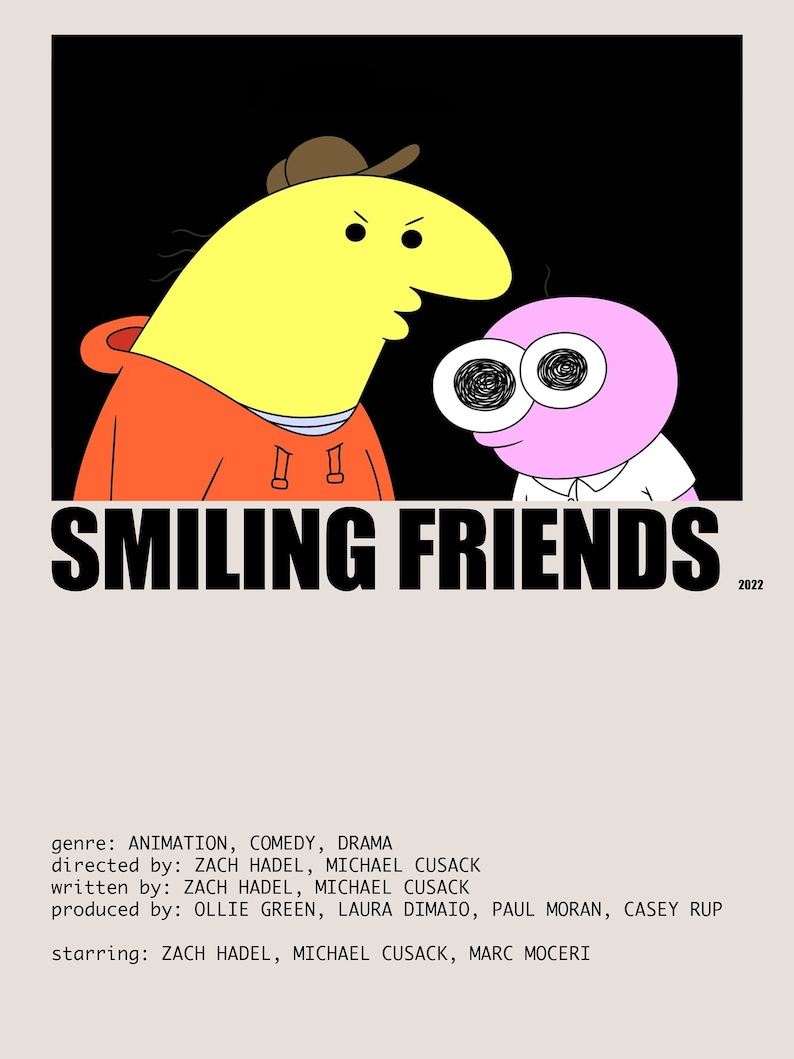 Smiling Friends Poster - Etsy