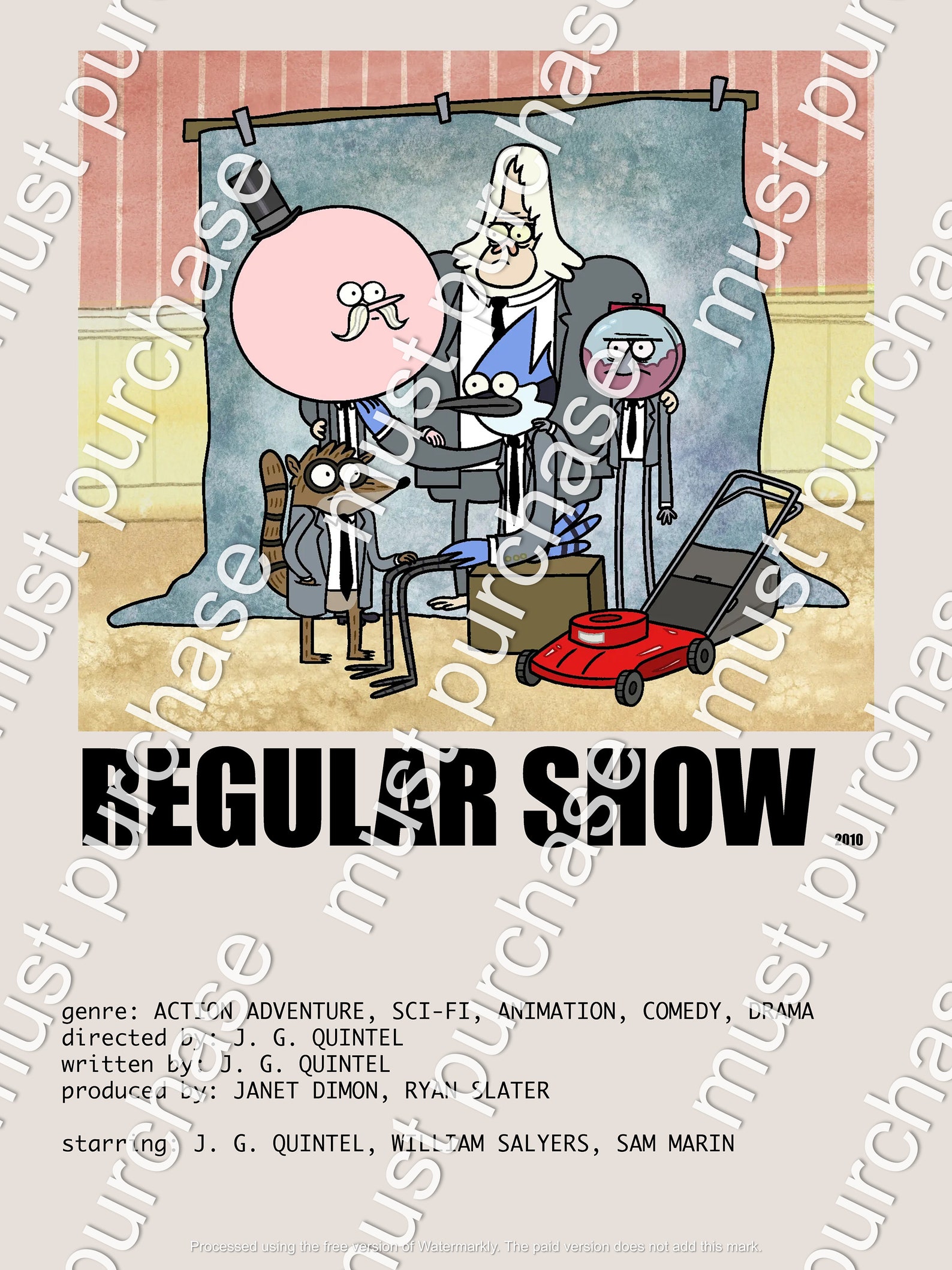 Regular Show Poster - Etsy UK