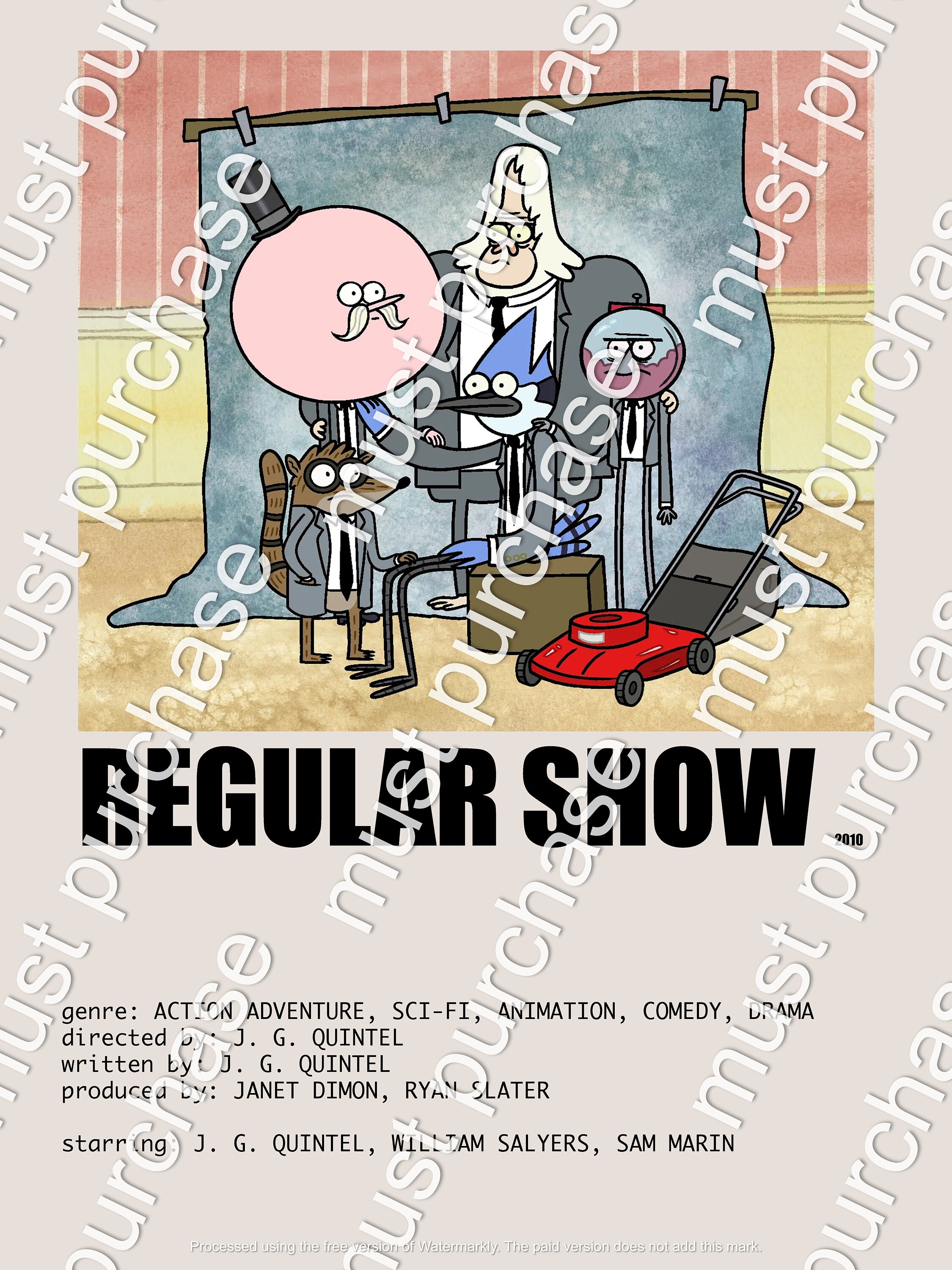 Regular Show Poster - Etsy UK
