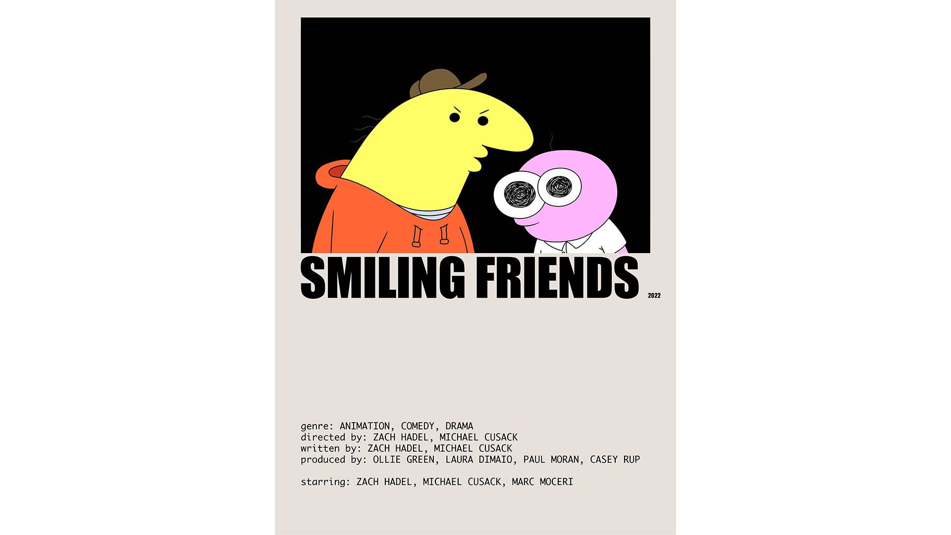 Smiling Friends Poster - Etsy