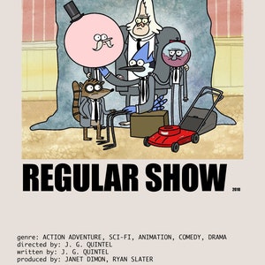 Regular Show Poster - Etsy UK