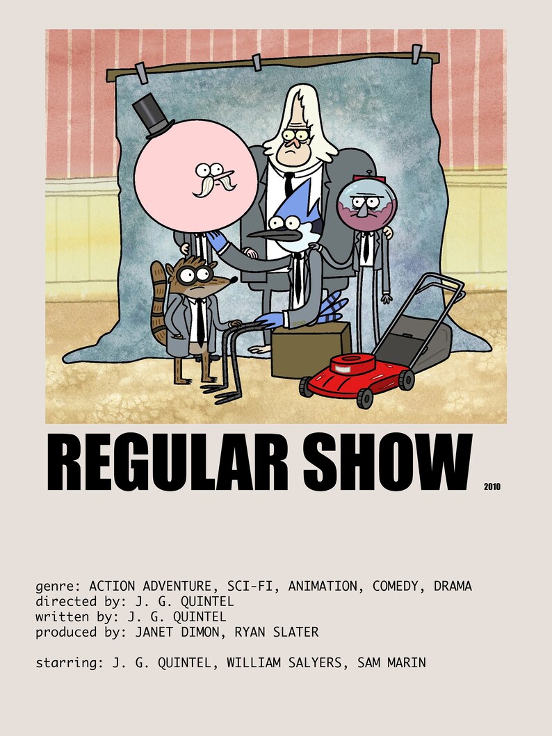 Regular Show Poster - Etsy UK