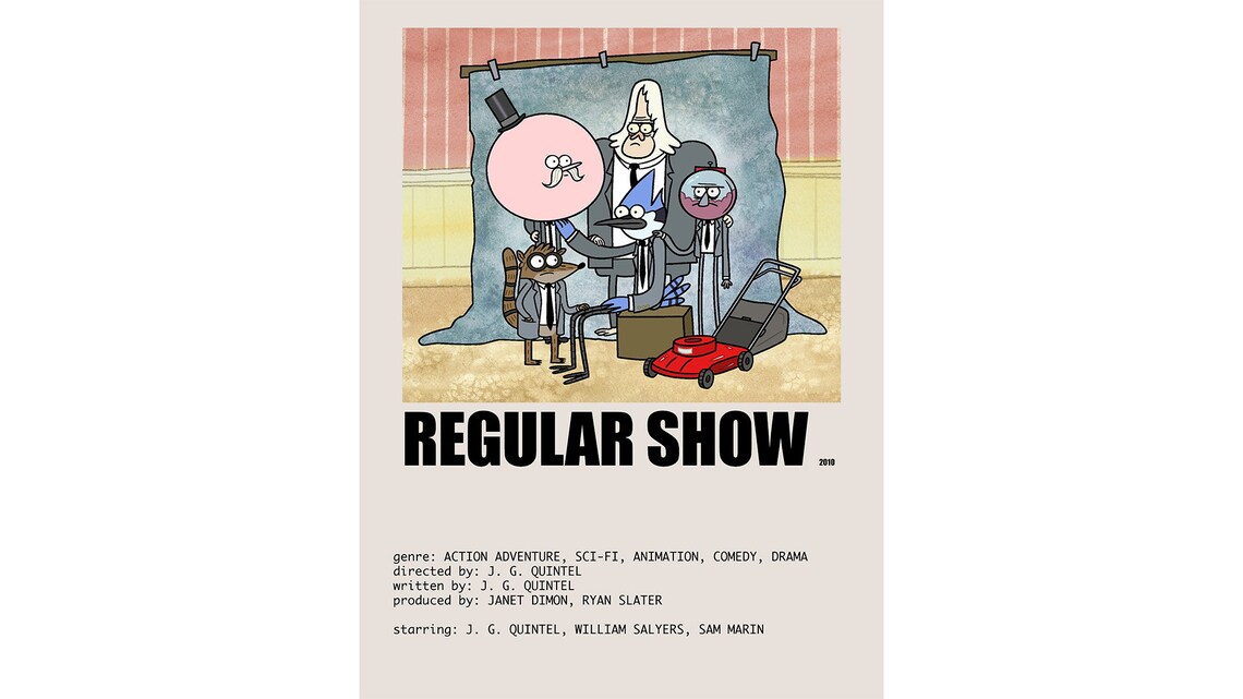 Regular Show Poster - Etsy UK