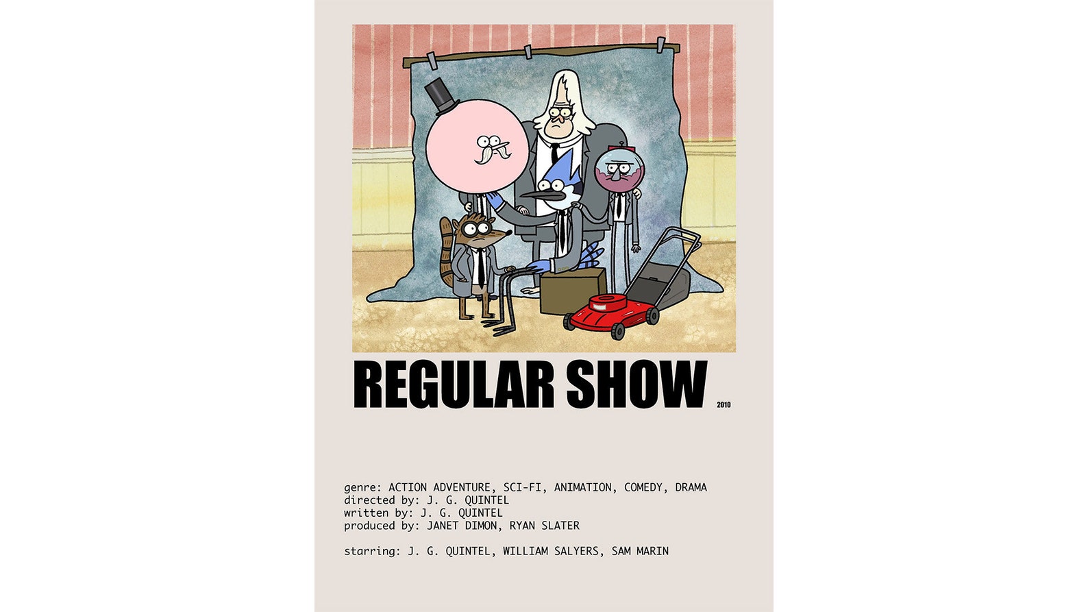 Regular Show Poster - Etsy UK