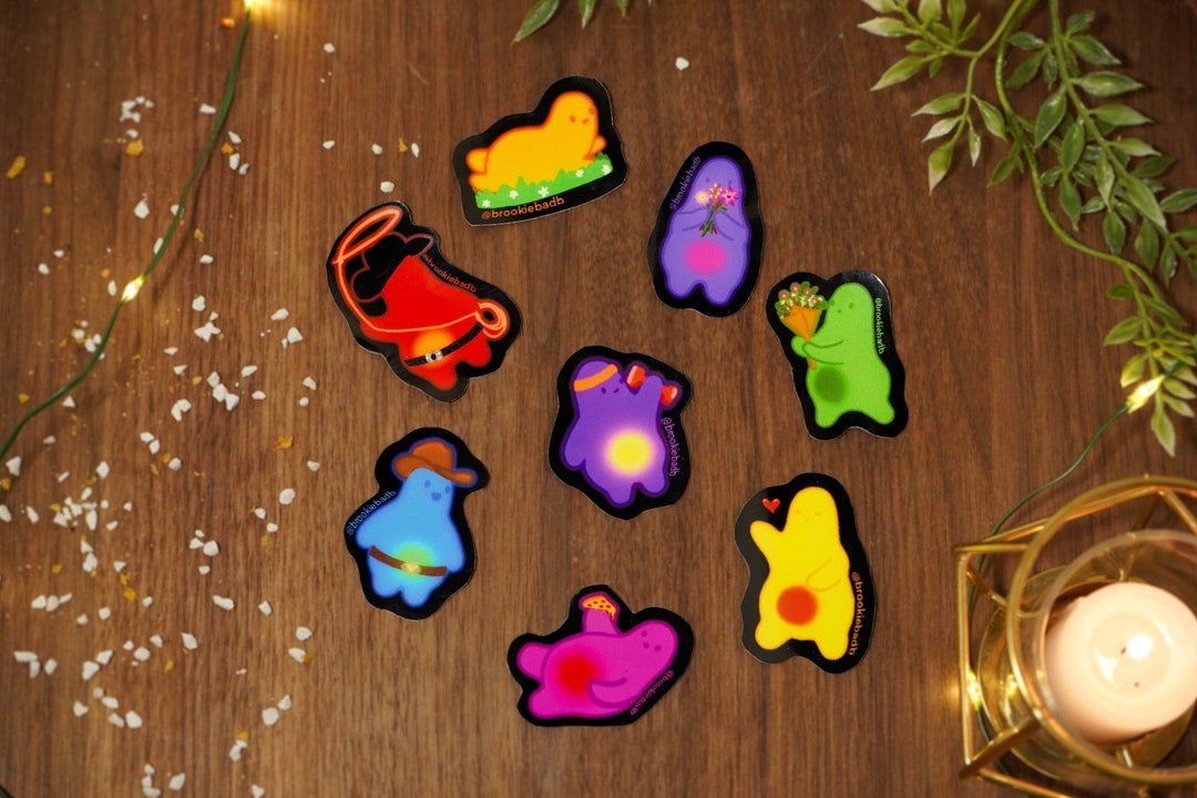 Cute Stickers - Blob Stickers - Etsy