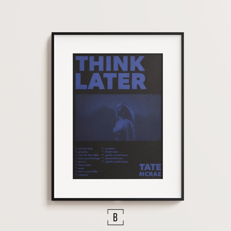 Tate Mcrae Posters, Tate Mcrae Print Posters, Tate Mcrae Merch, Retro ...
