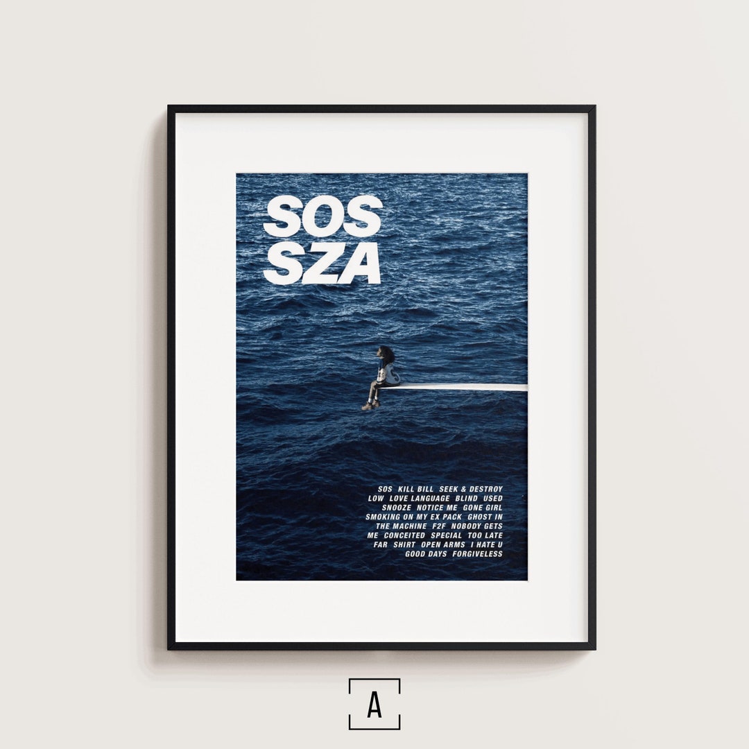 Sza Posters, Sza Print Posters, Sza Merch, Retro Vintage Album Cover ...