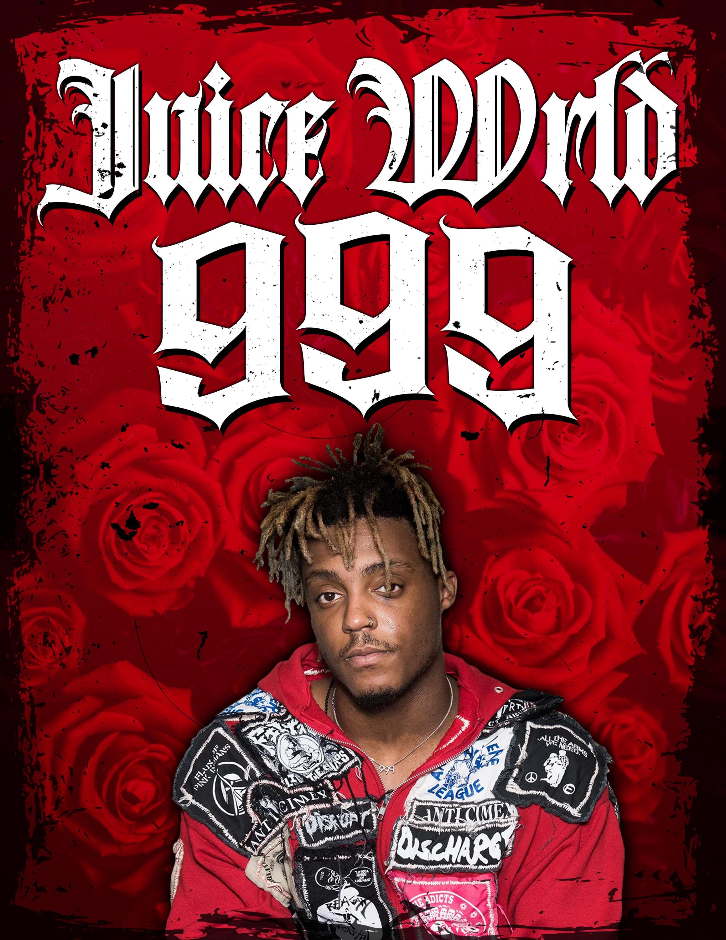 Juice Wrld Digital WALL ART PRINT, Famous Rapper, Famous People Art ...