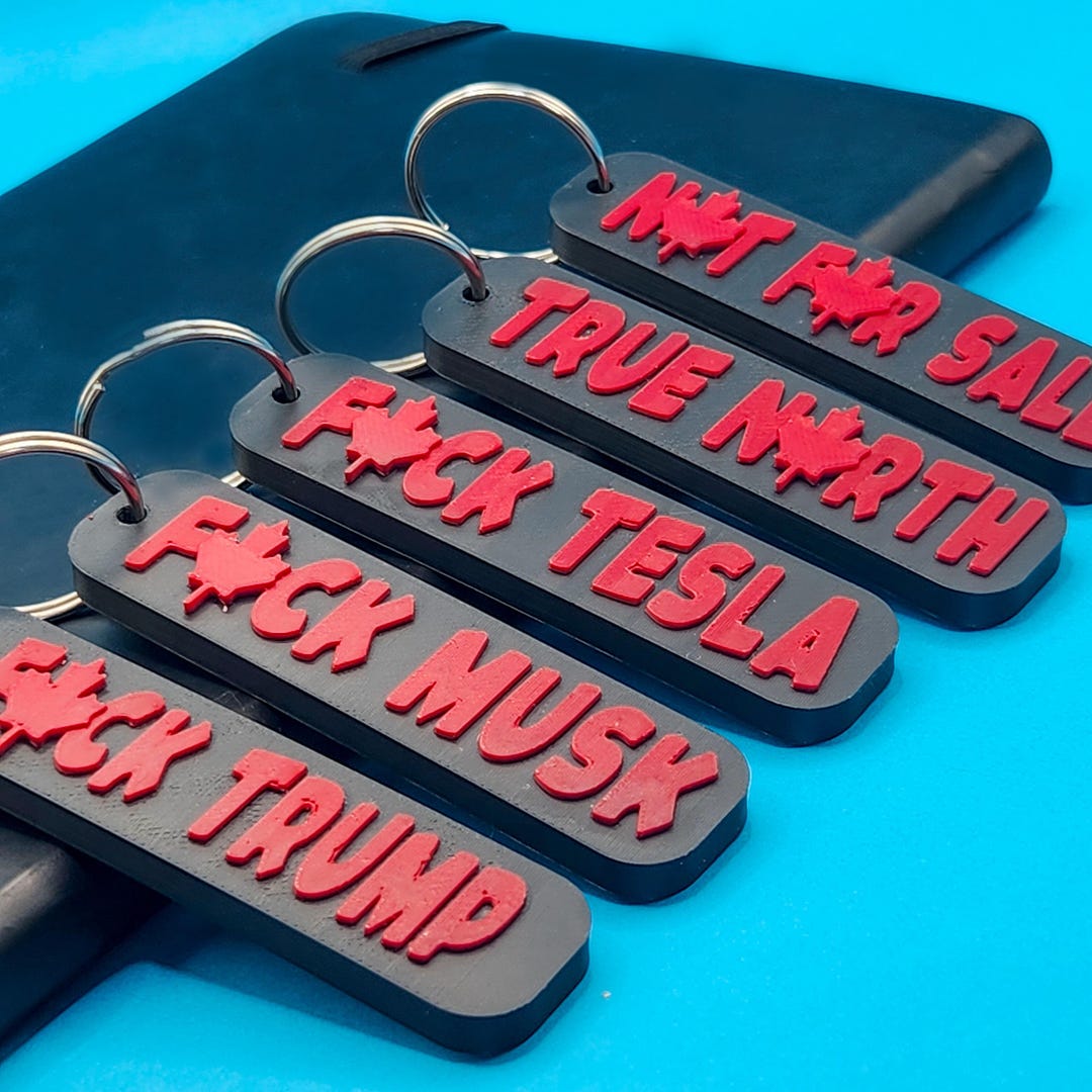 Canada Maple Leaf Keychain – Political Statement, Anti-trump, Anti ...