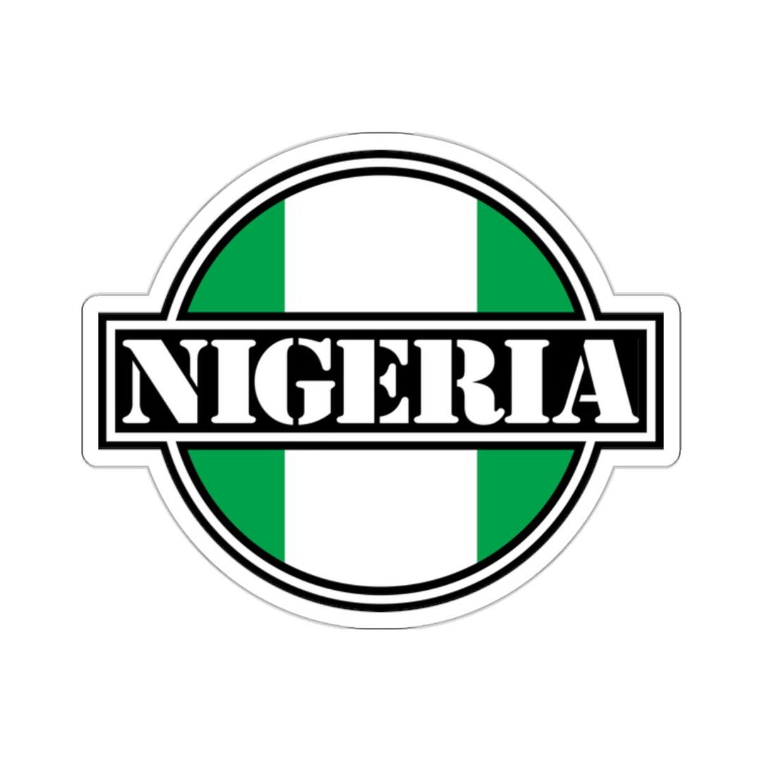 NIGERIA Flag Kiss-cut Sticker - Etsy