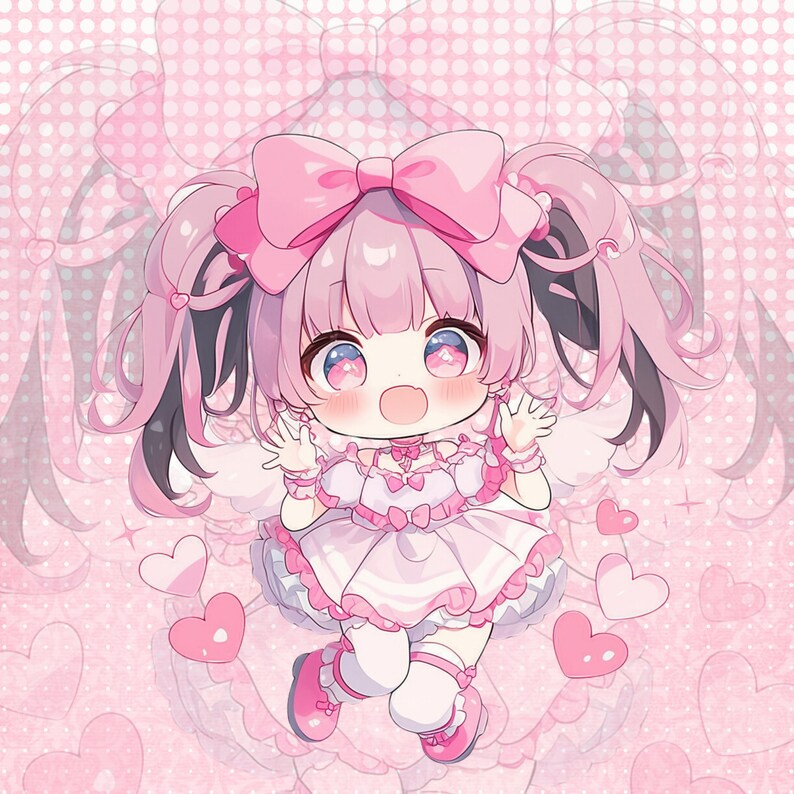 CUSTOM CHIBI, Chibi Emotes, Cute Anime Chibi, Custom Chibi Commission ...