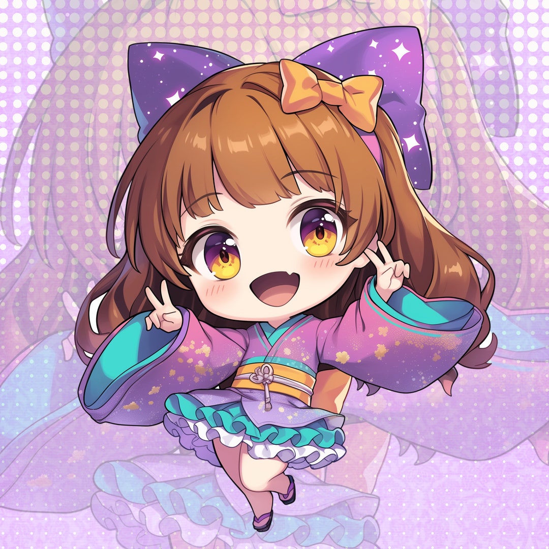 CUSTOM CHIBI, Chibi Emotes, Cute Anime Chibi, Custom Chibi Commission ...