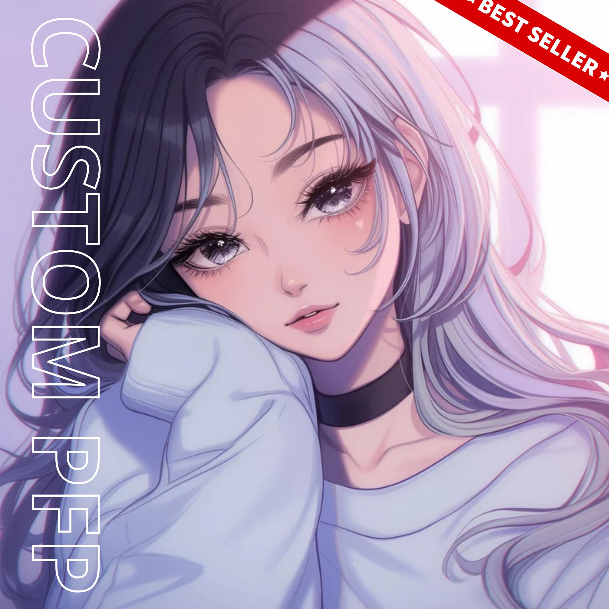 Custom Anime PFP Commission, Twitch Avatar Illustration, Anime Profile ...