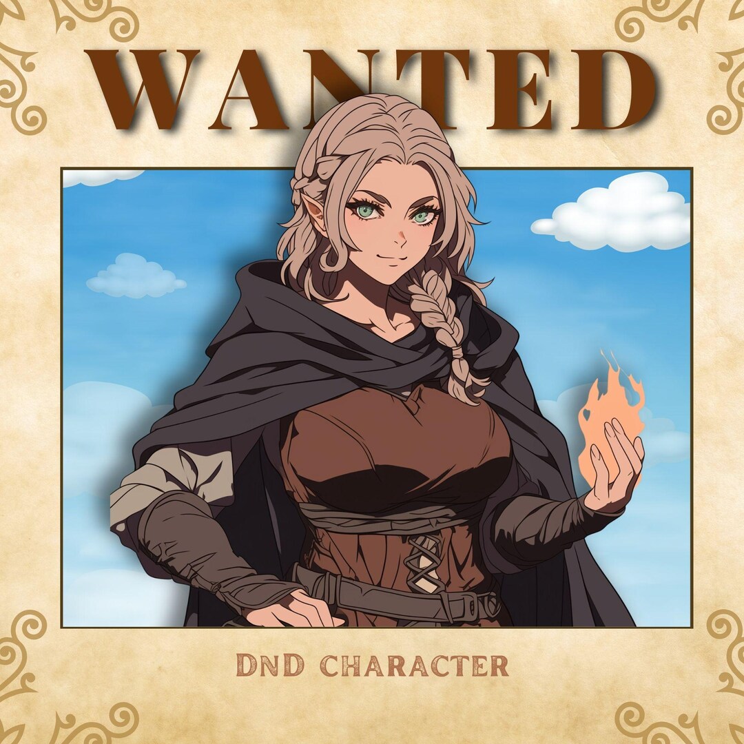 Dnd Character Reference Sheet, CUSTOM DND Character, Gift, Fantasy ...